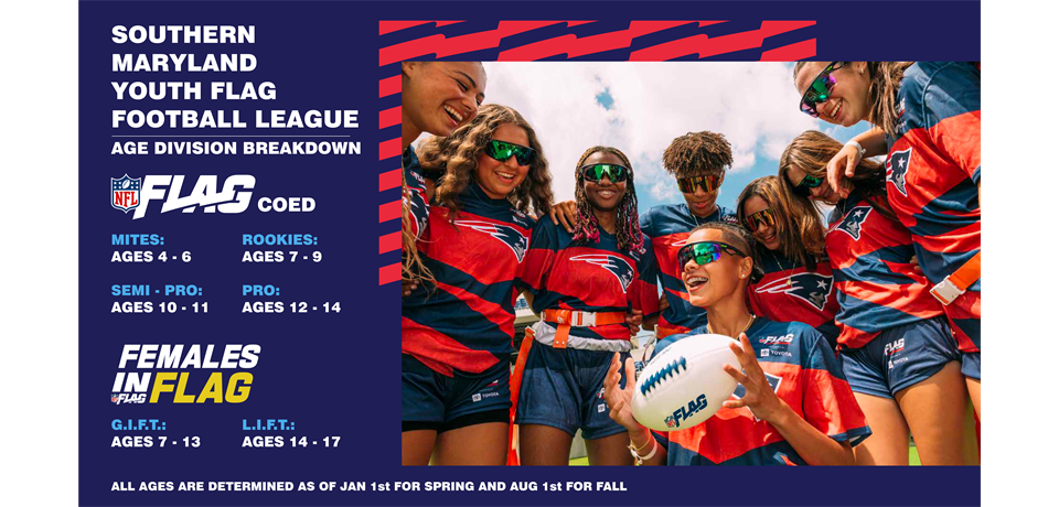 Southern Maryland Youth Flag Football League > Home